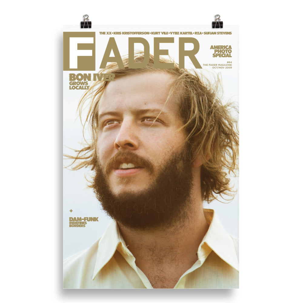 Bon Iver / The FADER Issue 64 Cover 20" x 30" Poster
